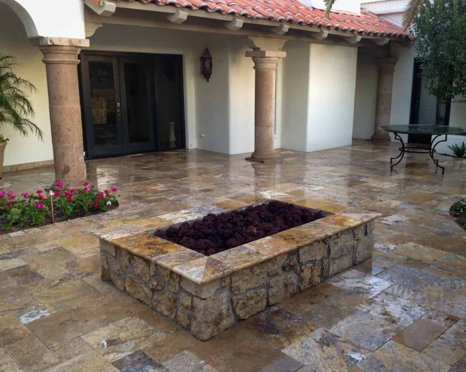 Phoenix Travertine Stone Landscaper - Hawkeye Landscaping